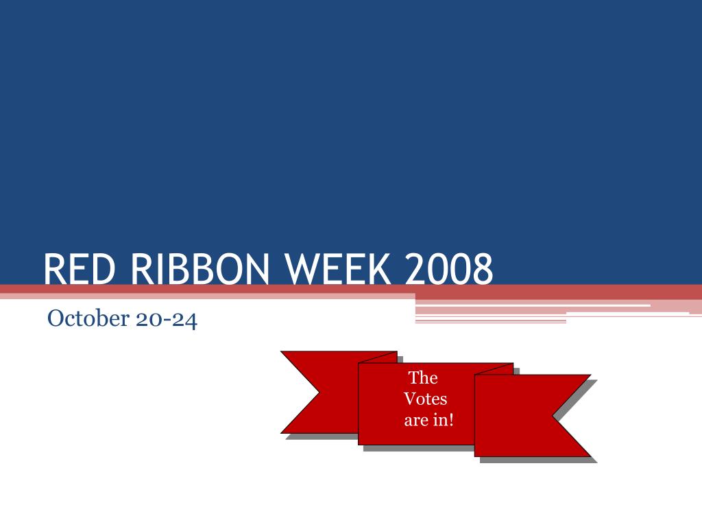 PPT - RED RIBBON WEEK 2008 PowerPoint Presentation, free download - ID ...