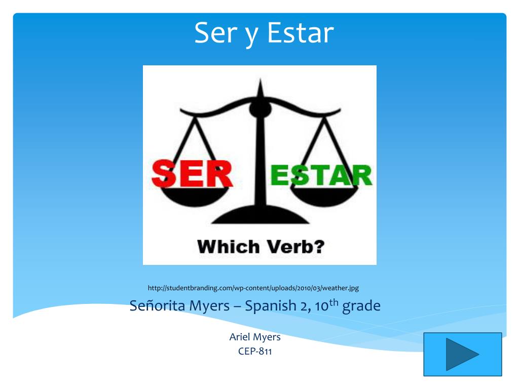 PPT - Ser y Estar PowerPoint Presentation, free download - ID:3564849