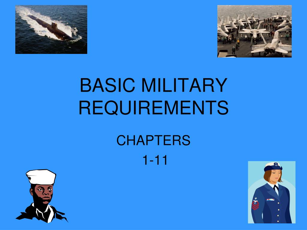 PPT - BASIC MILITARY REQUIREMENTS PowerPoint Presentation, free ...