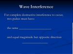 PPT - 2D Wave Interference PowerPoint Presentation, free download - ID:2653941