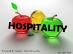 PPT - Introducing Hospitality PowerPoint Presentation, free download ...