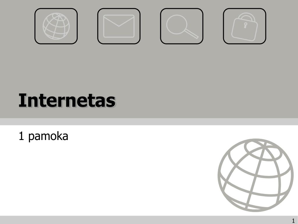 PPT - Internetas PowerPoint Presentation, free download - ID:3566516