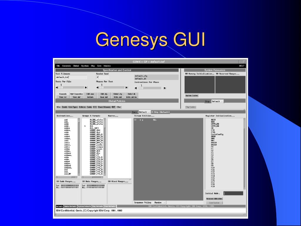 PPT - Genesys GUI PowerPoint Presentation, free download - ID:3566704