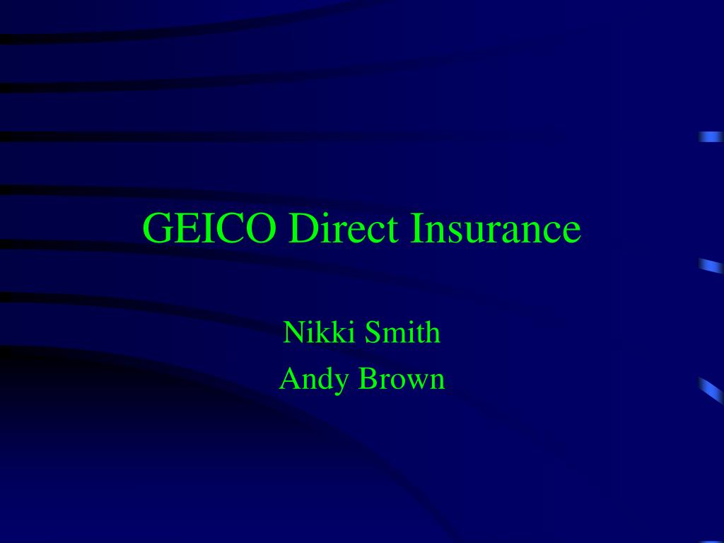 PPT - GEICO Direct Insurance PowerPoint Presentation, free download ...