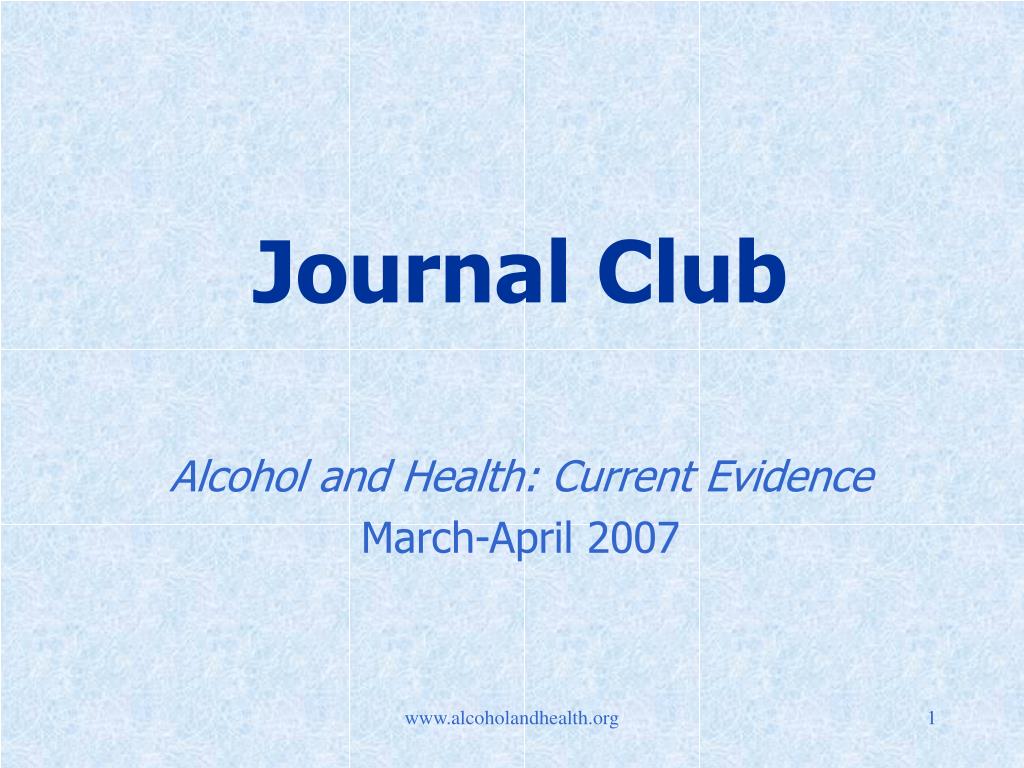 PPT - Journal Club PowerPoint Presentation, free download - ID:3569345