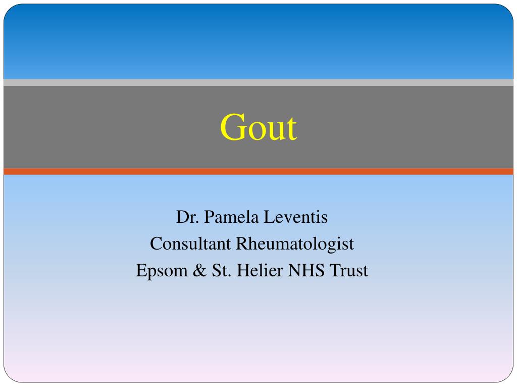 PPT - Gout PowerPoint Presentation, free download - ID:3569371