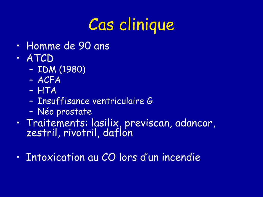 PPT - Cas clinique PowerPoint Presentation, free download - ID:3570002