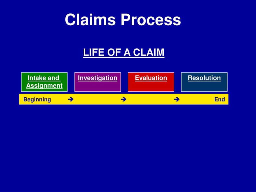PPT - Claims Process PowerPoint Presentation, free download - ID:3571902