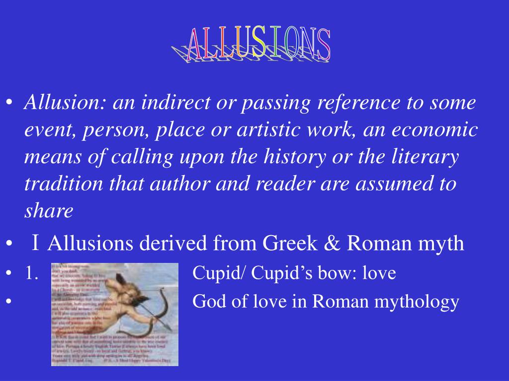 PPT - ALLUSIONS PowerPoint Presentation, free download - ID:3574221