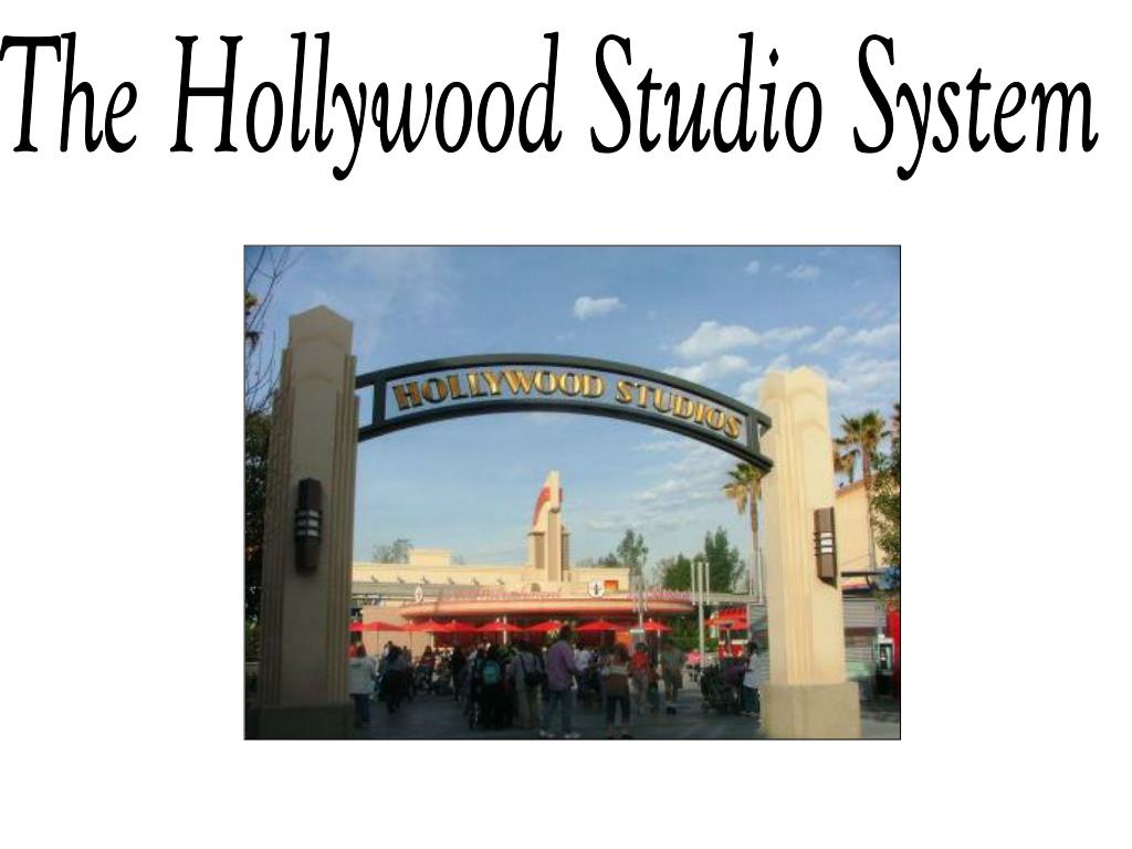 PPT - The Hollywood Studio System PowerPoint Presentation, free ...