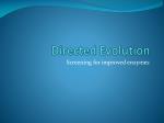 PPT - Protein Engineering and Directed Evolution PowerPoint ...