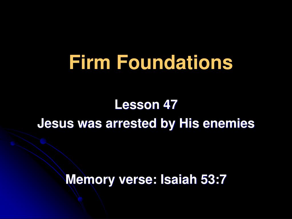 PPT - Firm Foundations PowerPoint Presentation, free download - ID:3584169