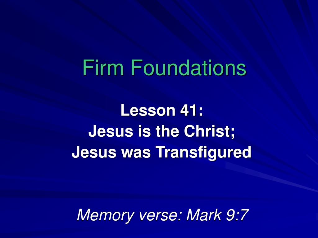 PPT - Firm Foundations PowerPoint Presentation, free download - ID:3584256