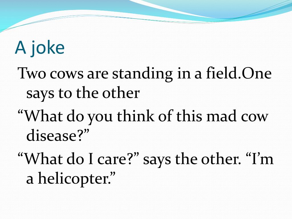 PPT - A joke PowerPoint Presentation, free download - ID:3584524