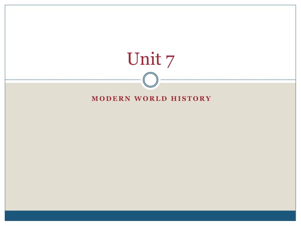 PPT - Unit 7 PowerPoint Presentation, free download - ID:3584779