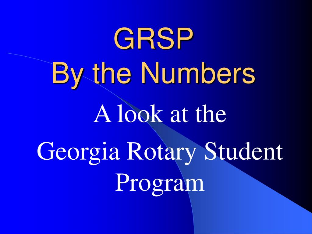 PPT - GRSP By the Numbers PowerPoint Presentation, free download - ID ...