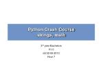 PPT - Python Crash Course Scipy PowerPoint Presentation, free download ...