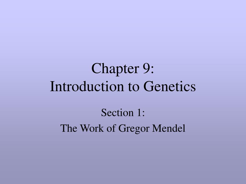 PPT - The Groundbreaking Work of Gregor Mendel in Genetics PowerPoint ...