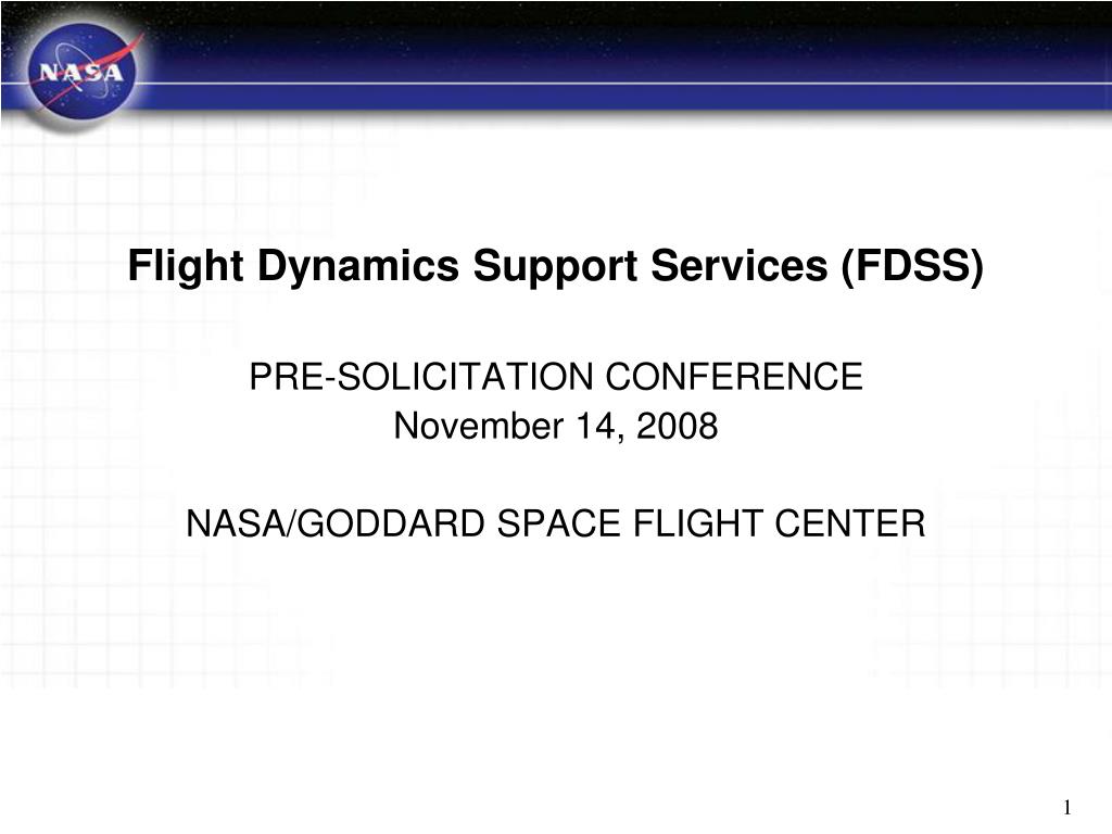 PPT - Flight Dynamics Support Services (FDSS) PowerPoint Presentation ...