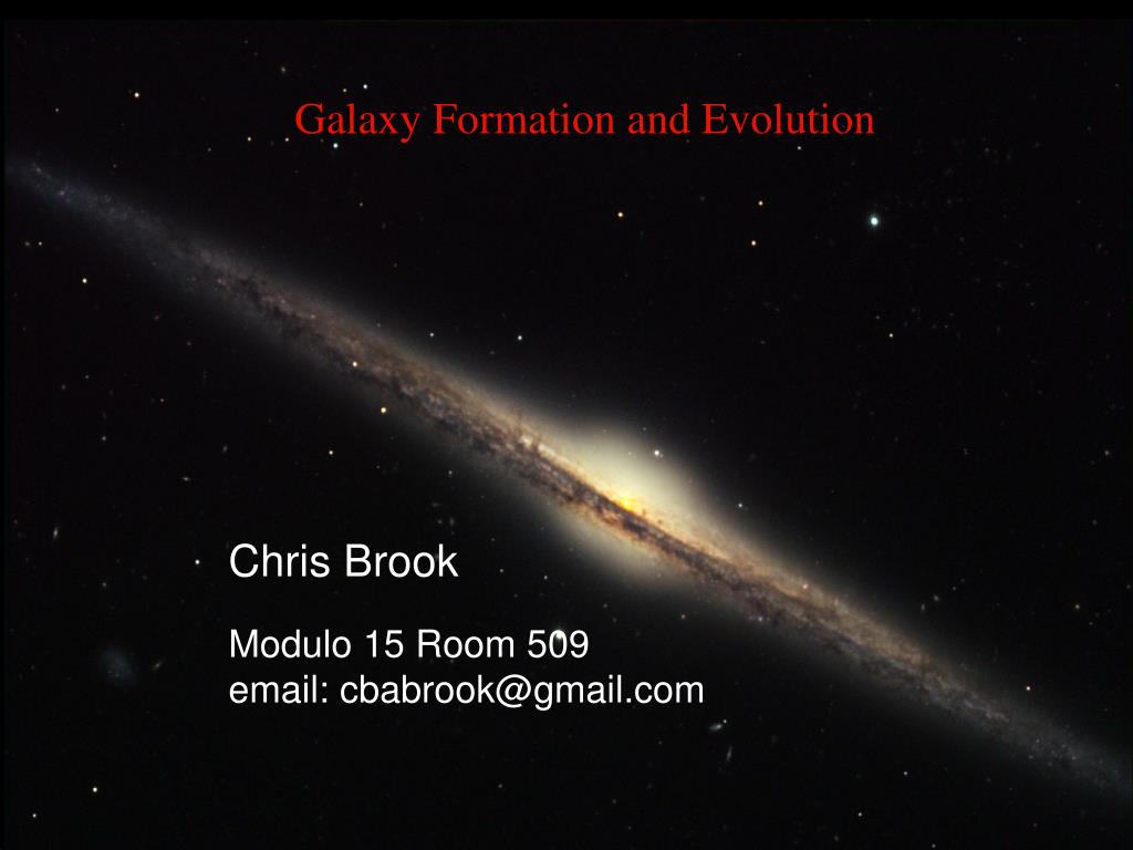 PPT - Galaxy Formation and Evolution PowerPoint Presentation, free ...