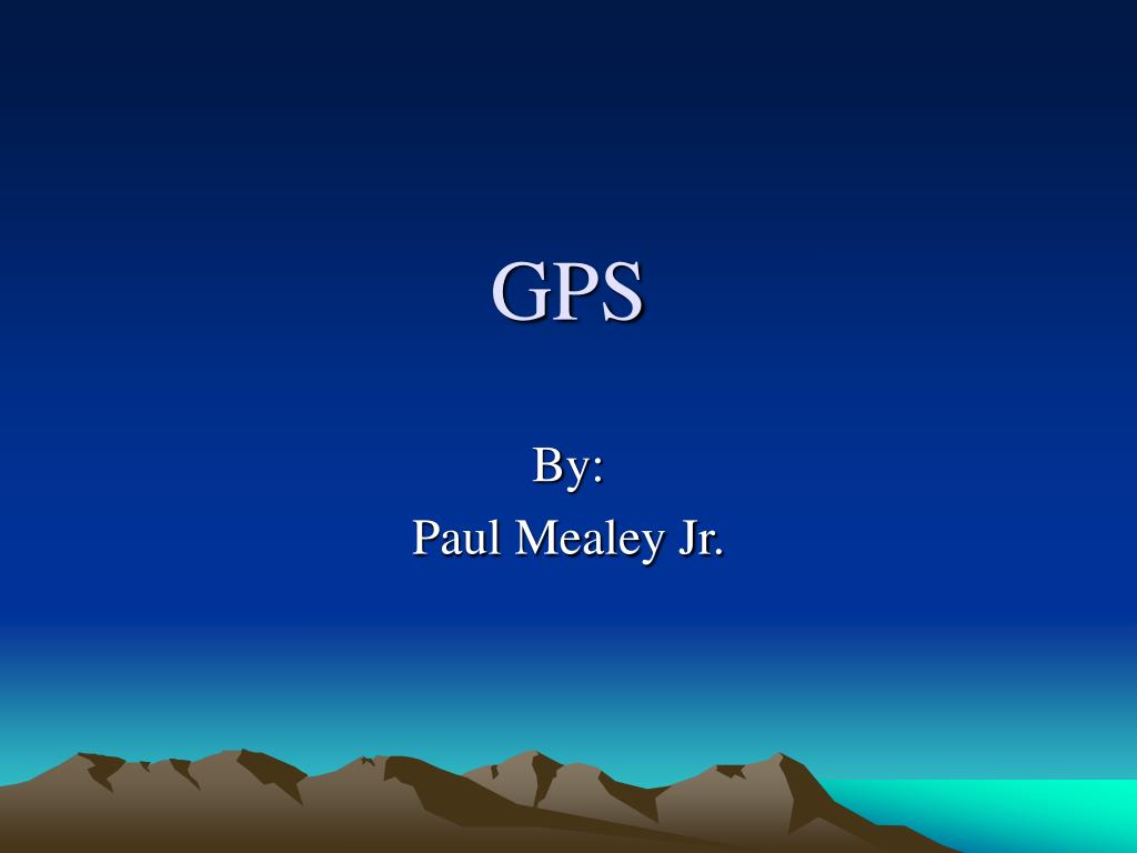 PPT - GPS PowerPoint Presentation, free download - ID:3598551