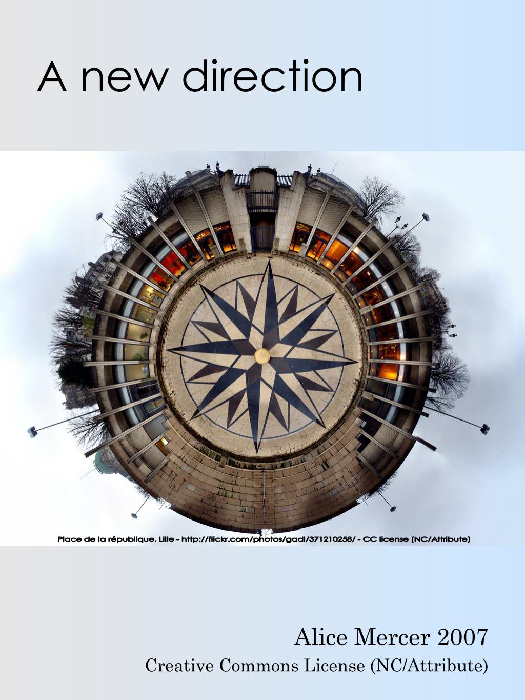 PPT - A new direction PowerPoint Presentation, free download - ID:3601079