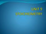 PPT - Unit 9 Stoichiometry PowerPoint Presentation, free download - ID ...