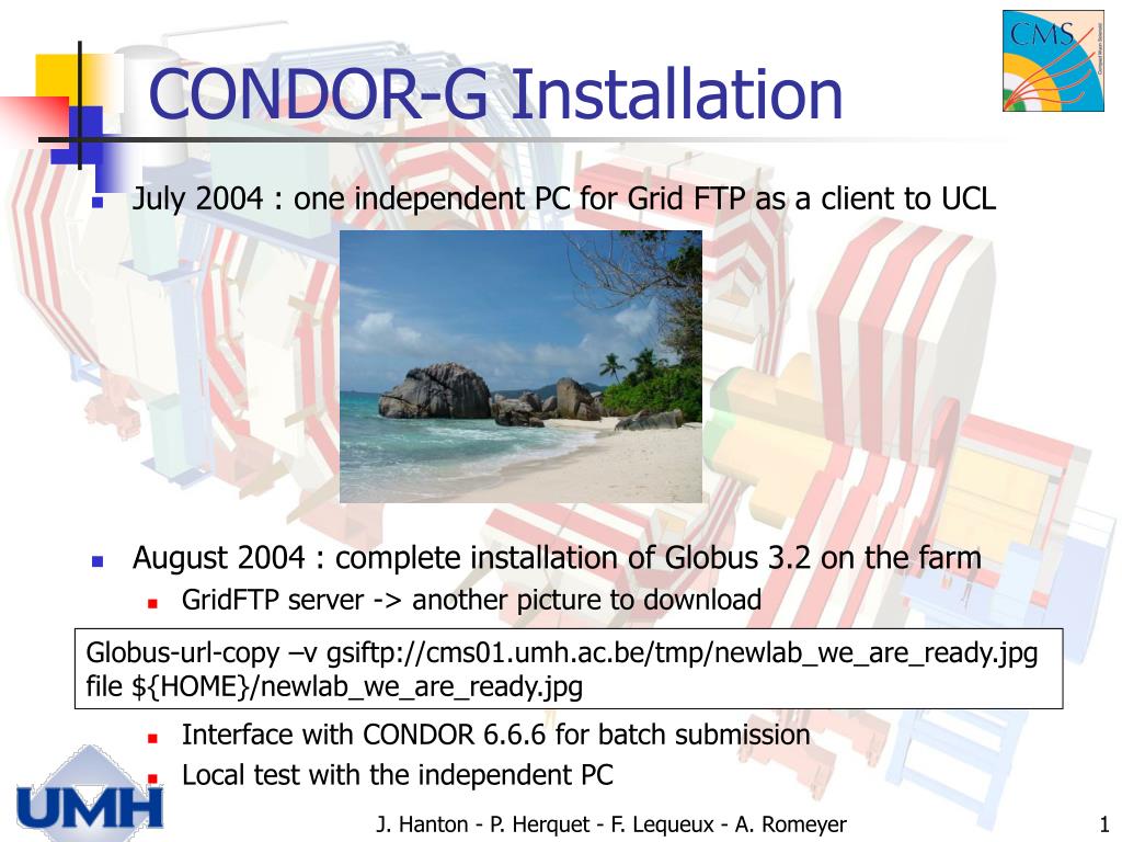 PPT - CONDOR-G Installation PowerPoint Presentation, free download - ID ...